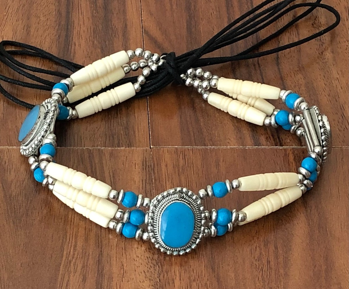 Native American Buffalo Bone A Native American Breastplate/chest Piece