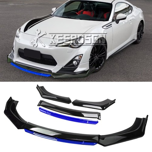 For Toyota GT86 2017-2020 Blue Front Bumper Lip Splitter Spoiler Lower ...