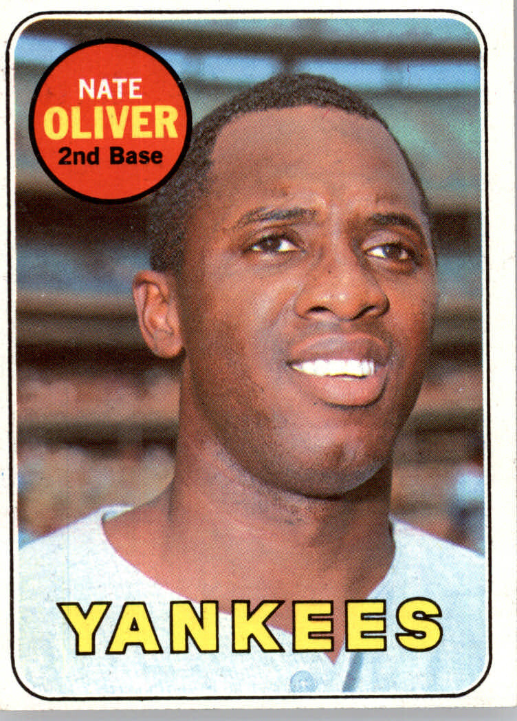 1969 Topps Baseball #354 Nate Oliver - New York Yankees (NM) | eBay