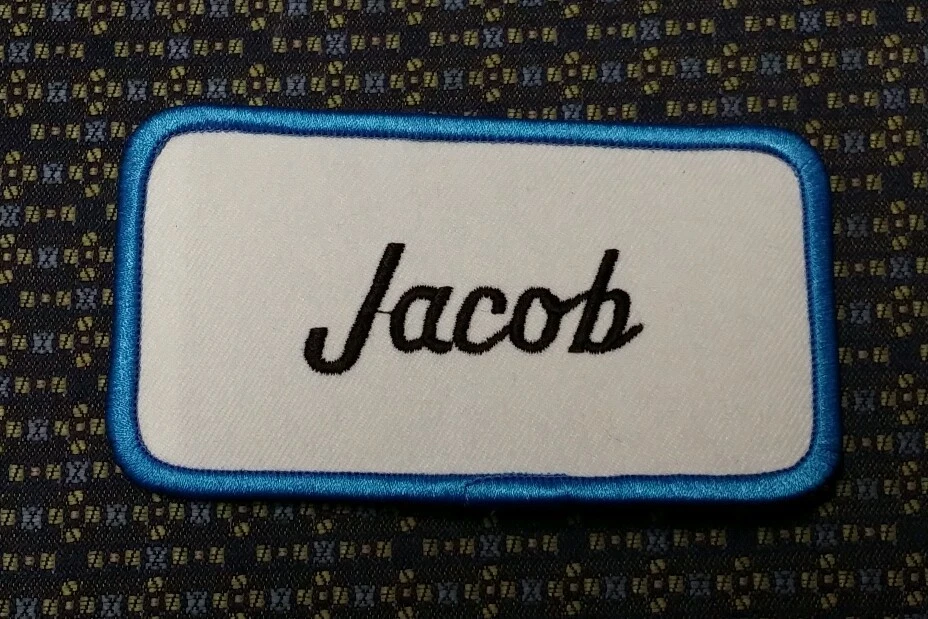 Jacob Name Tag