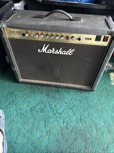 MARSHALL JCM 900 AMP RARE Hi Gain Reverb DUAL 12 CELESTIONS ...