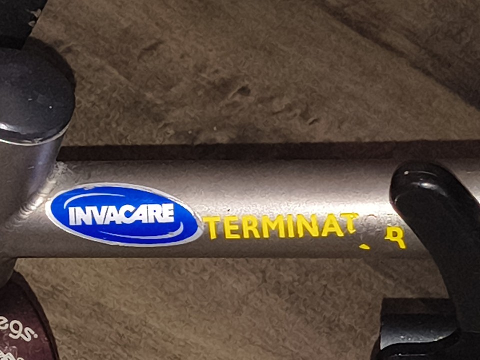 Invacare Terminator Top End , Titanium , 16 Inches Wide, 17 Deep, In ...