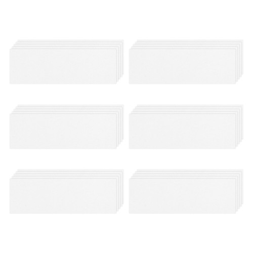 60 Pcs Dry Erase Magnetic Labels Strips 3" x 1" Writable White | eBay