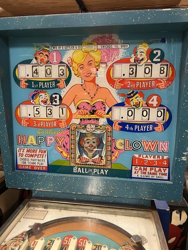 Happy clown Pinball Machine, | eBay