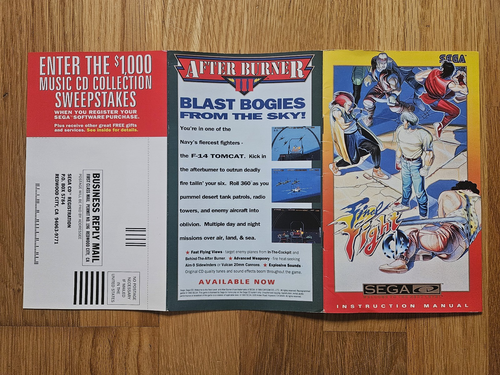 SEGA MEGA CD FINAL FIGHT CD NTSC USA USED IMPORT MD US GOOD CONDITION ...