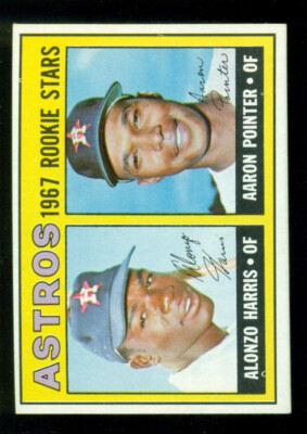 1967 Topps #564 Astros Rookies Alonzo Harris, Aaron Pointer - EX/MT | eBay