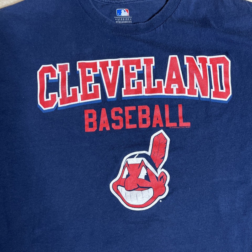 Cleveland INDIANS MLB Genuine Merchandise Men's T-Shirt Size XL | eBay