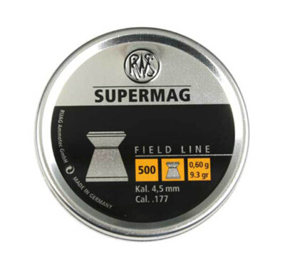 RWS Supermag .177 Cal 9.3 Grains Wadcutter 500ct | eBay