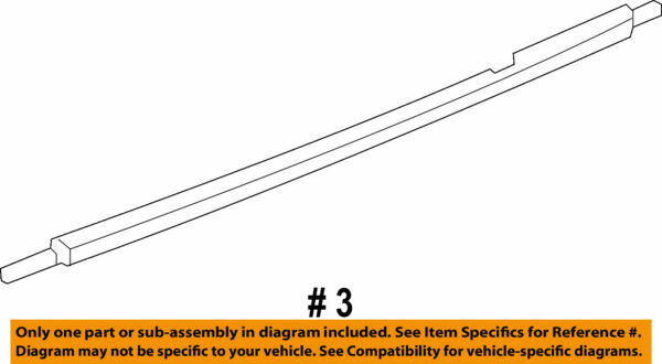 75740-42040 Toyota Moulding assy, rear door belt, lh 7574042040, New ...