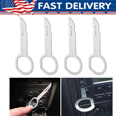 New Car Radio Removal Tool Key DIN Release Keys Set Universal Pin ...