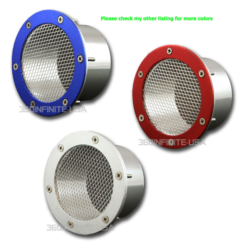 Universal bumper Vent Inlet for Cold Air Intake Air filter turbo boost ...