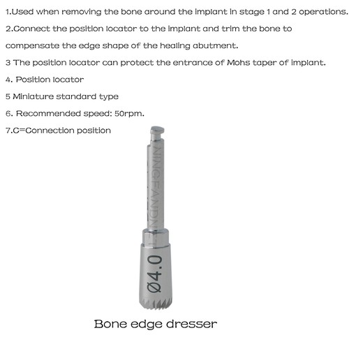 Implant ET Bone Profiler 4.0mm Surgical Instrument For Hiossen OSSTEM ...