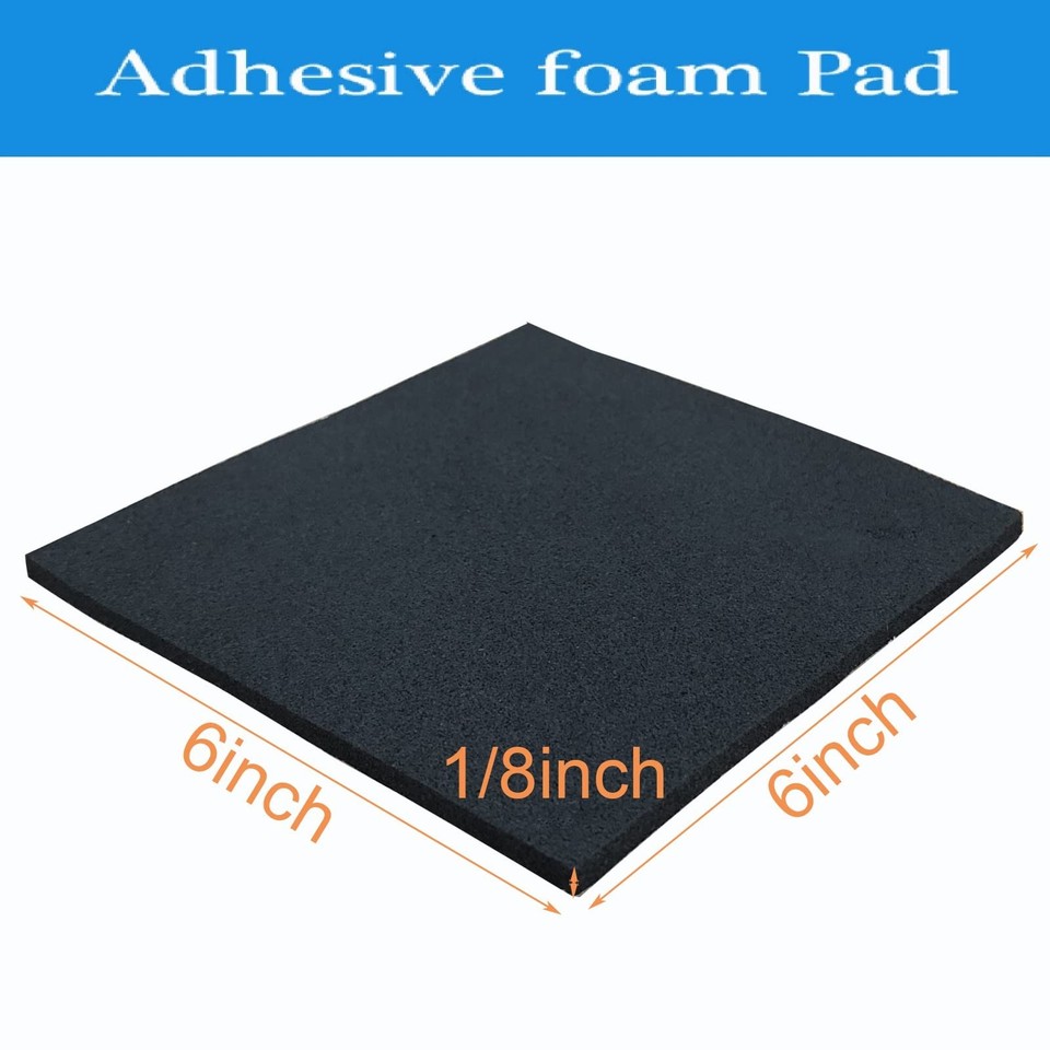 Rubber Adhesive Pads, 4 Pcs Closed Cell Foam Sheet Neoprene High ...
