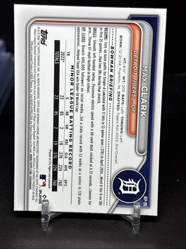 Max Clark Megabox 2024 Bowman Chrome Prospects | eBay