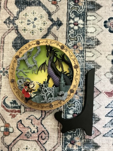 Disney Maleficent Sleeping Beauty The Sword Of Truth 3D Relief Plate | eBay