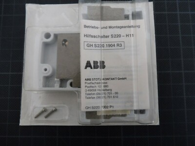 1 x ABB Hilfsschalter S220 - H11; GH S220 1904 R3; 1 S + 1 Ö | eBay.de