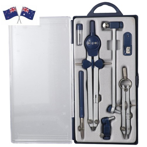 13 Pieces Storage Case Math Compass Compass Drawing Tools Precision Set ...