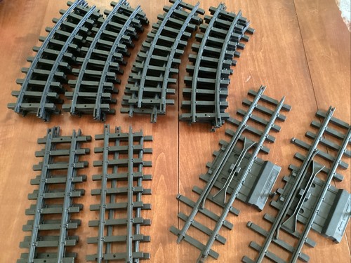 New Bright Plastic G Scale Train Track, 18 pieces, curves, straights ...