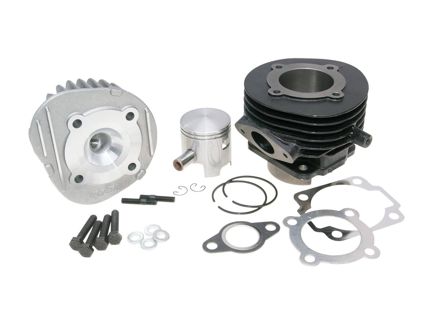 Vespa 50 N Special V5A2T Polini Cast Iron Racing 75cc 47mm Cylinder Kit ...