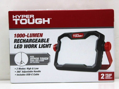 Hyper Tough 10W LED 1000 Lumen Rechargeable. BRAND NEW 820909821946| eBay