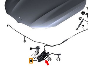 BMW G Series 5 6 8 Z4 Bonnet Lock - Left (JS) | eBay