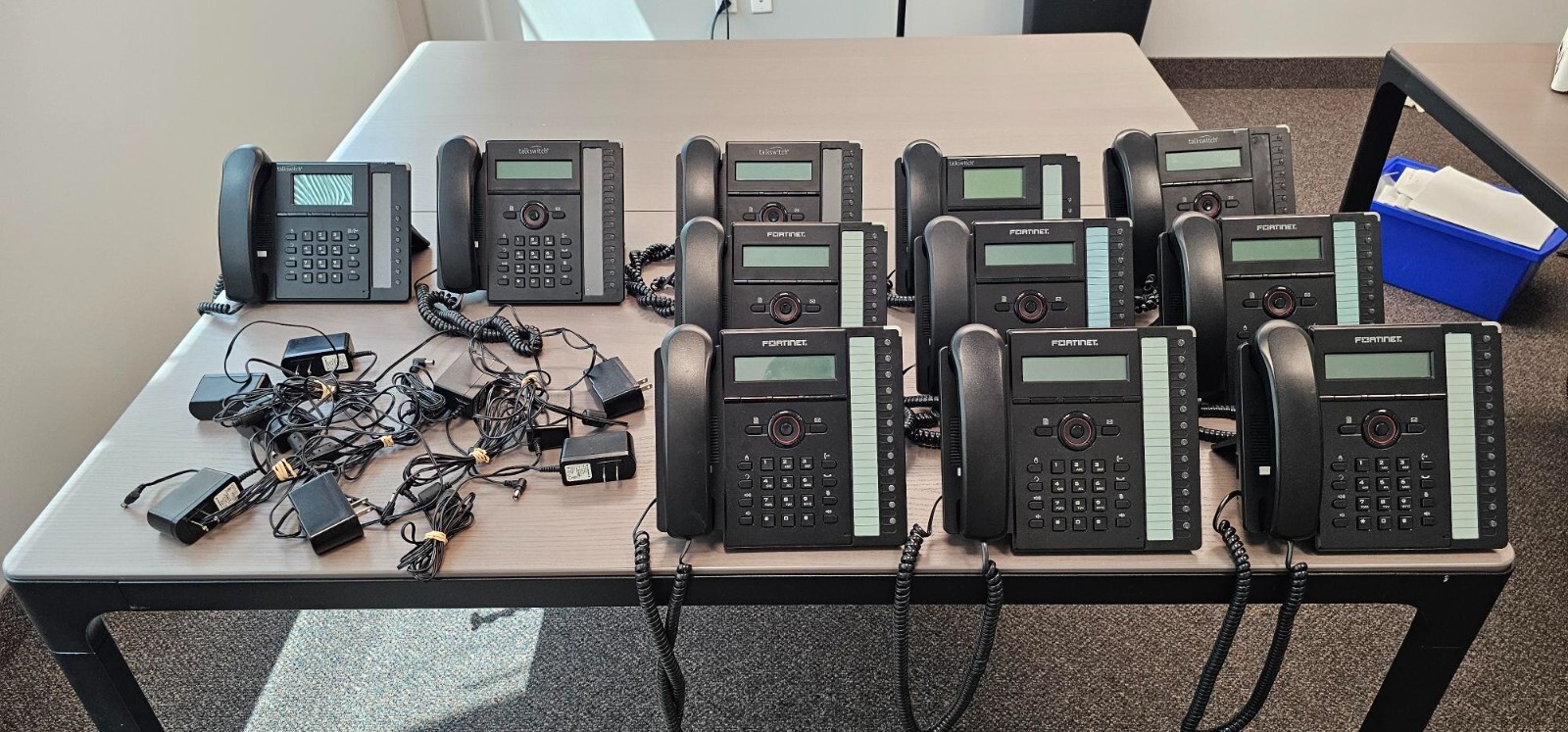 Lot of 11 VoIP IP Phones & 1 FortiVoice IP PBX – Fortinet & Talk | eBay