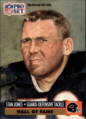 1991 PRO SET - "HALL OF FAMER" - STAN JONES, Chicago Bears - Trading ...