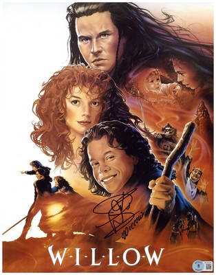 Warwick Davis Signed 11x14 Photo Willow Autographed BAS COA #2 | eBay