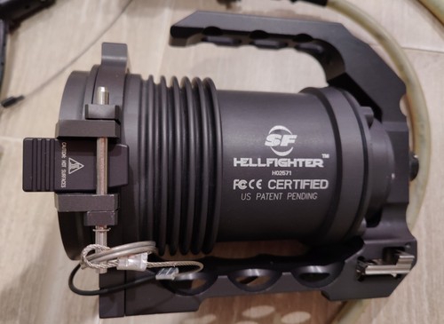 Surefire Hellfighter with IR filter and 12V Car Power Cable and remote ...