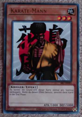 Yu-Gi-Oh!: Karate-Mann / Karate Man SRL-DE083 Rare 25th Anniversary ...