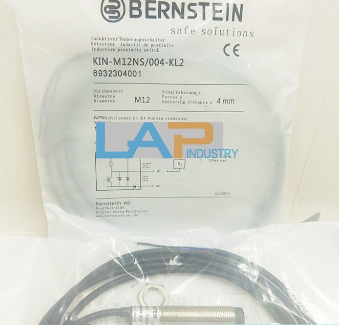 1PCS NEW FOR Bernstein Proximity Switch 6932304001 KIN-M12NS/004-KL2 | eBay