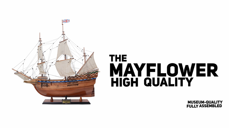 Mayflower High Quality | Handcrafted Wooden Ship Model W/ Nameplate ...