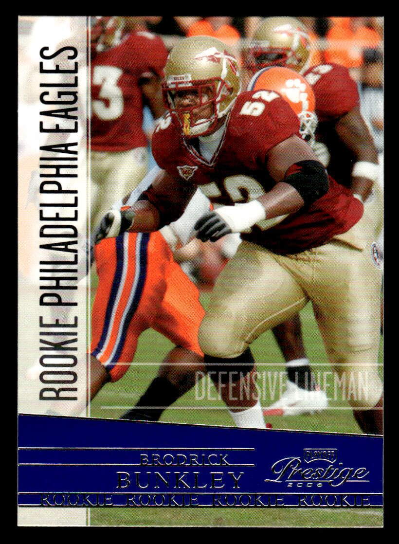 2006 Playoff Prestige - Brodrick Bunkley #165 (RC) for sale online | eBay