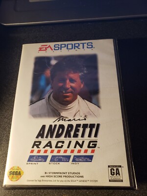 Mario Andretti Racing Sega Genesis Video Game, CIB 14633072594| eBay
