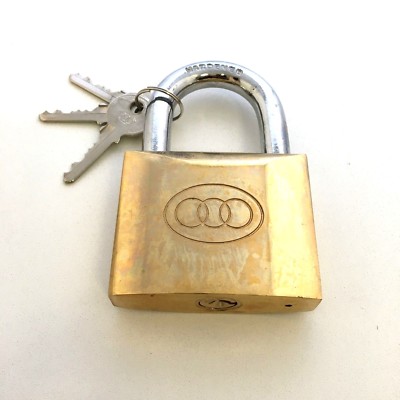 Tri-Circle Solid Brass Padlock with 3 Keys -75mm | eBay