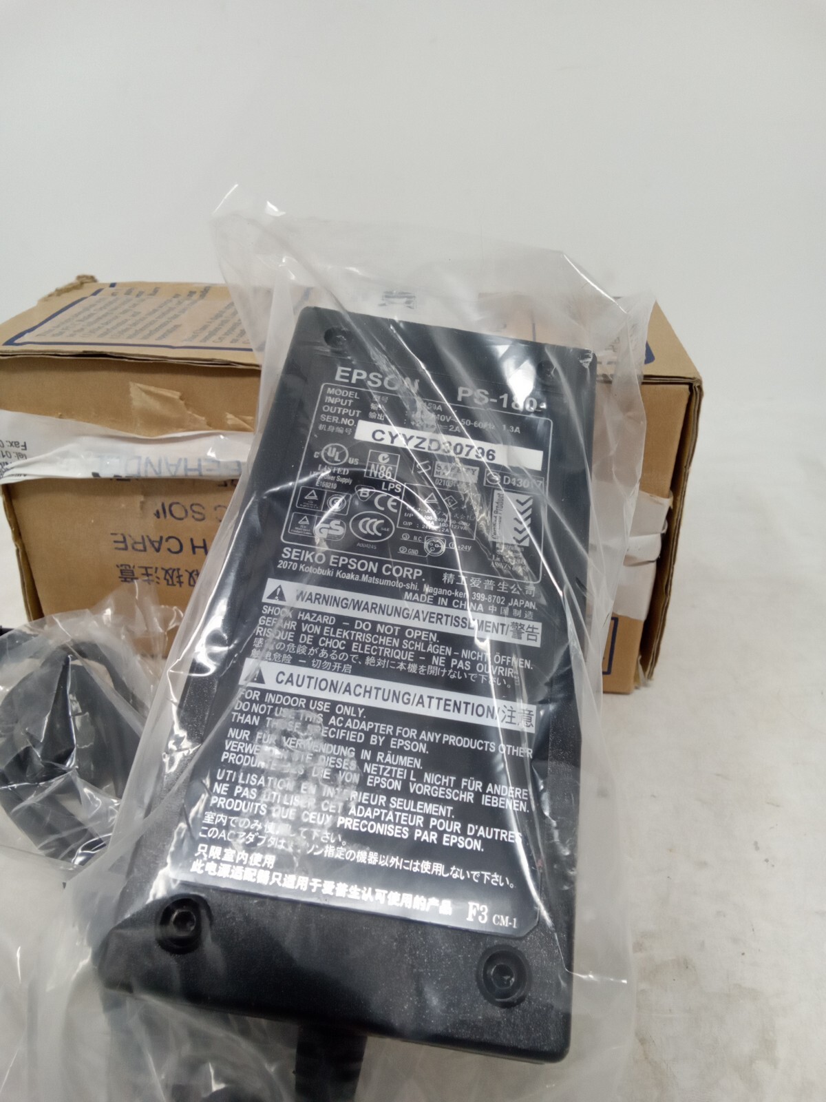 Original Epson AC Adapter Ps-180 Model M159A 24v 2a for sale online | eBay