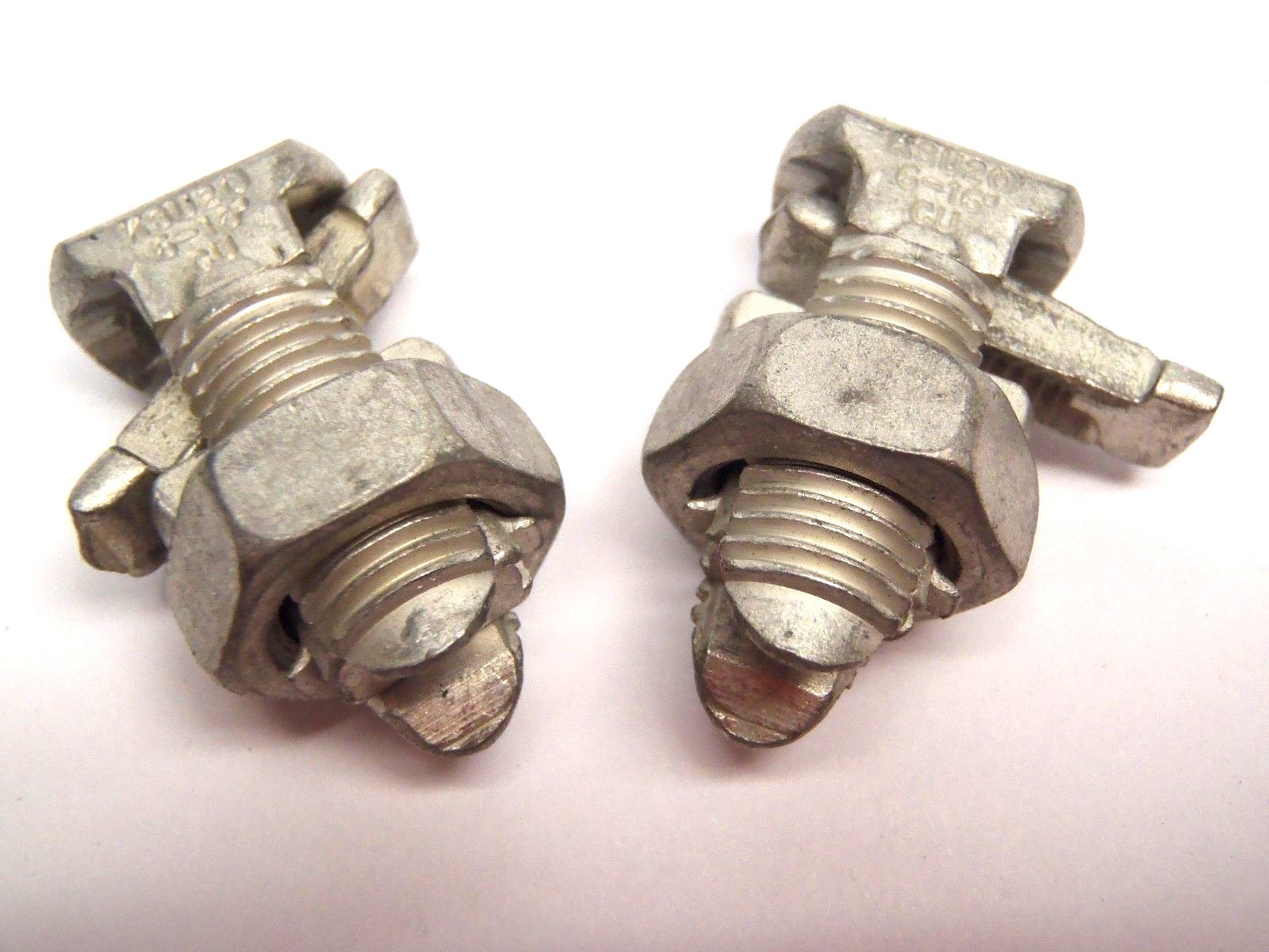 Lot of (2) Burndy KSU20 Split Bolt Connectors 6-16, 10-4T, 4R | eBay