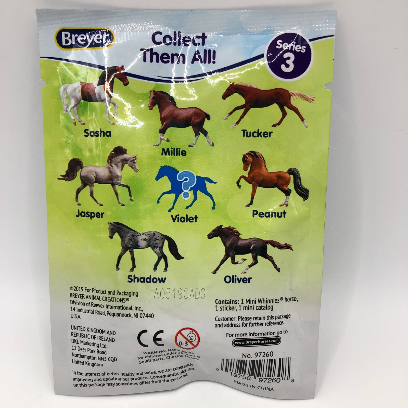 Breyer Mini Whinnies Horse Surprise Series 3 Unopened Blind Bag 1:64 | eBay