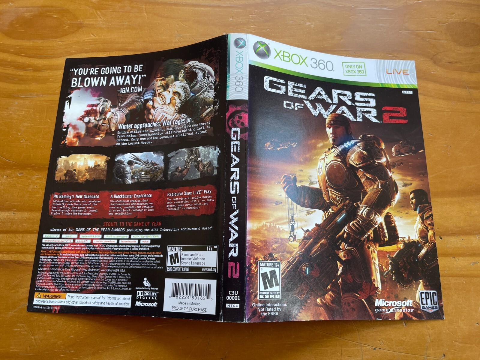 Xbox 360 Cover Art Inserts Original Authentic Microsoft - BUY 3 GET 1 ...