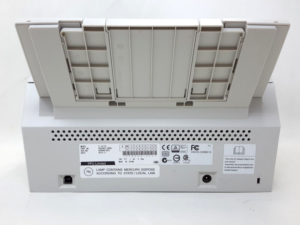 Fujitsu fi-6110 Sheetfed Color Duplex Document Scanner - No Adapter ...