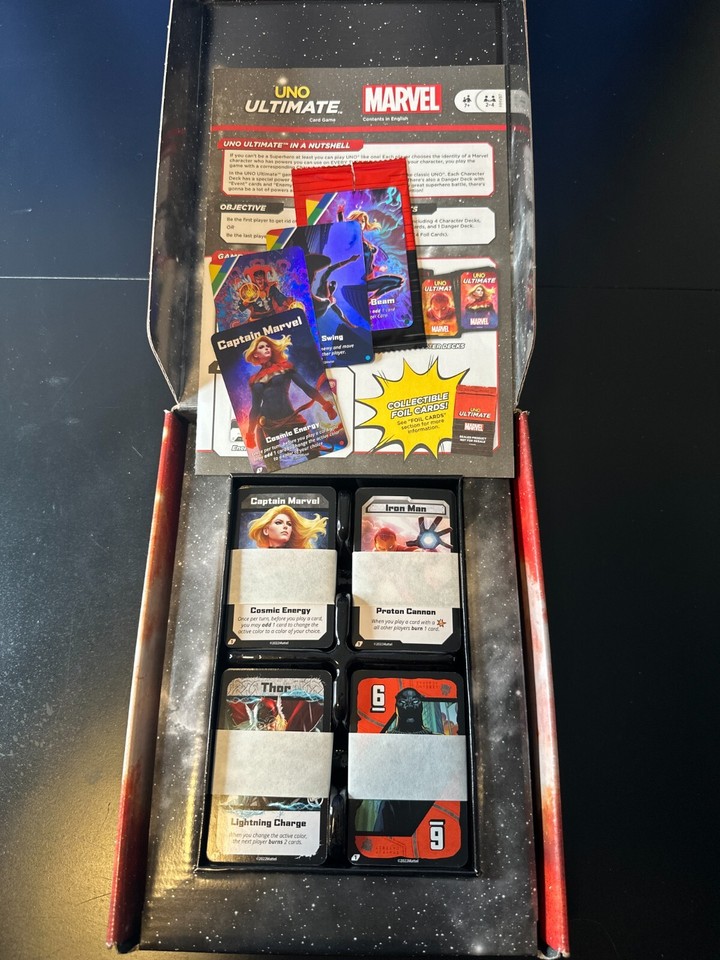 Uno Ultimate Marvel Card Game - 1st Edition Core Version - Mattel | eBay
