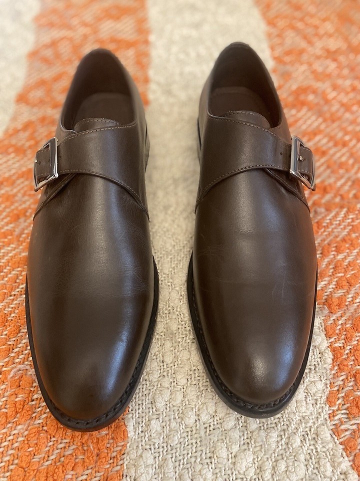 Anthony Veer Men’s Roosevelt Single Monk Strap Shoes Size 9.5 | eBay
