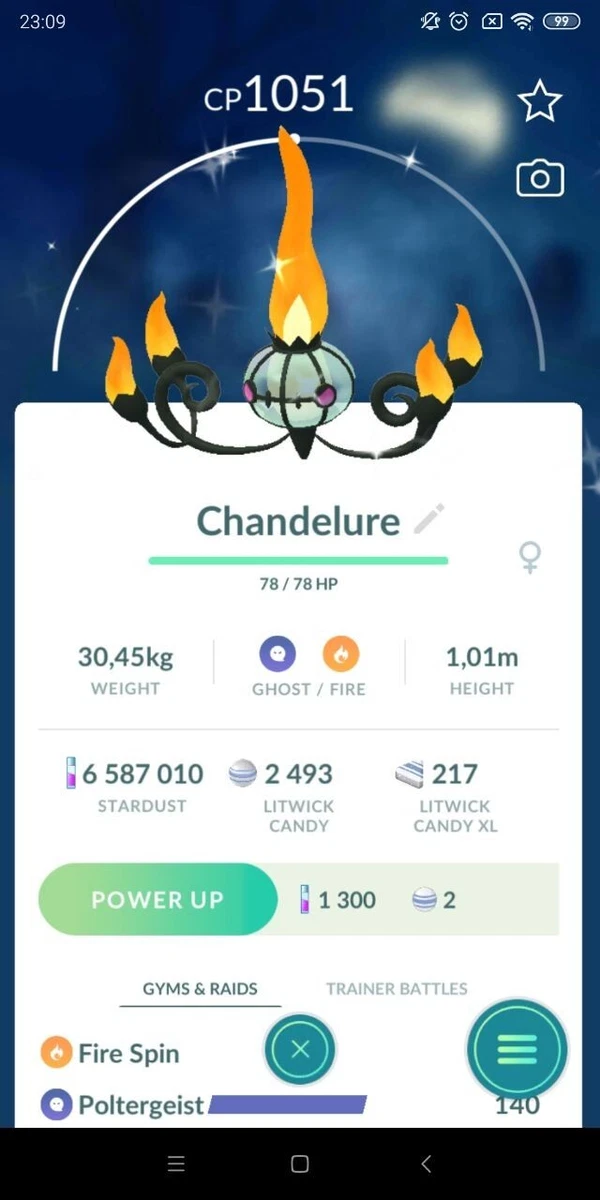 Shiny Chandelure