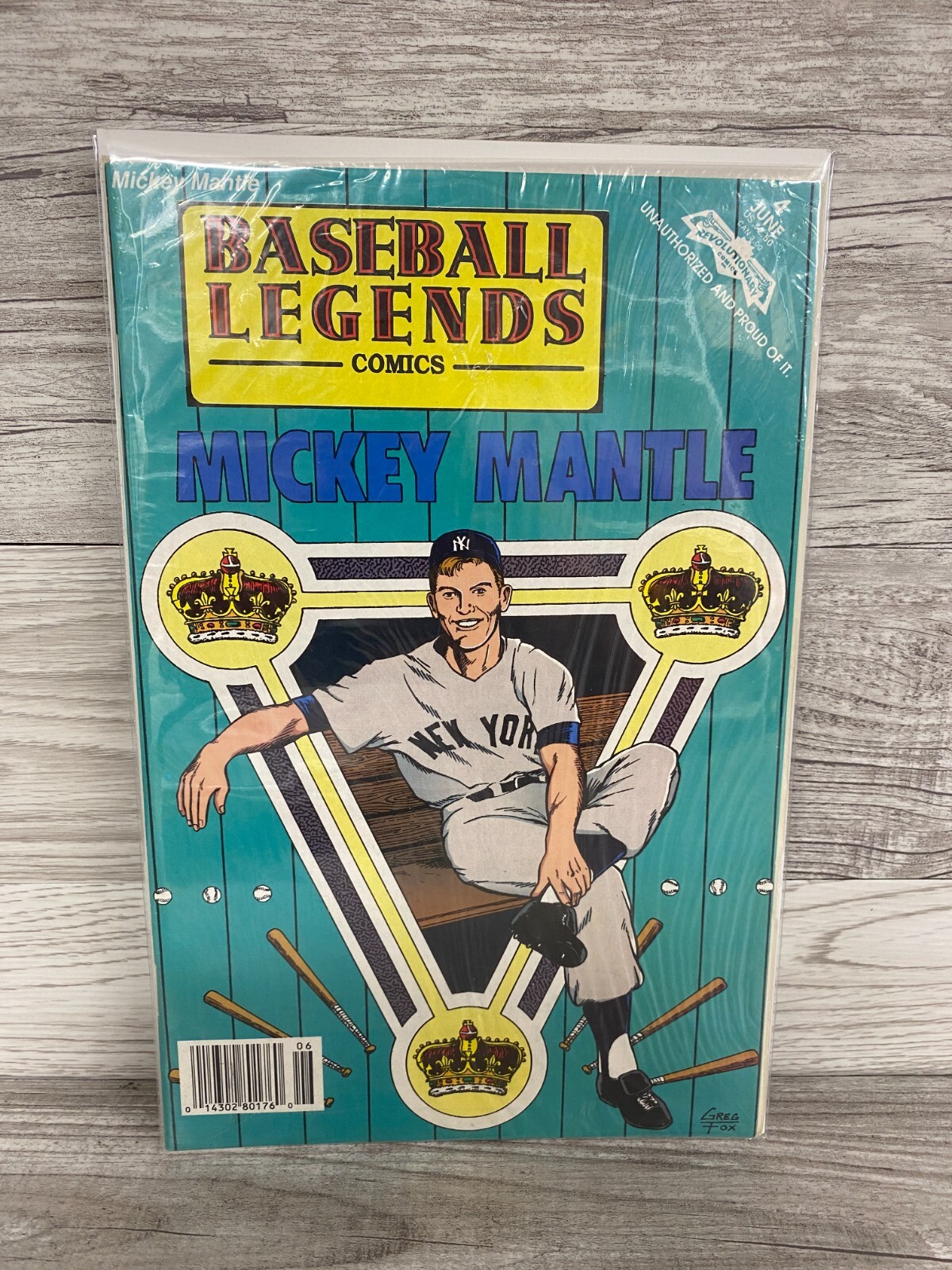 Baseball Legends Comics Mickey Mantle #4 Modern Age June 1992 Comic ...