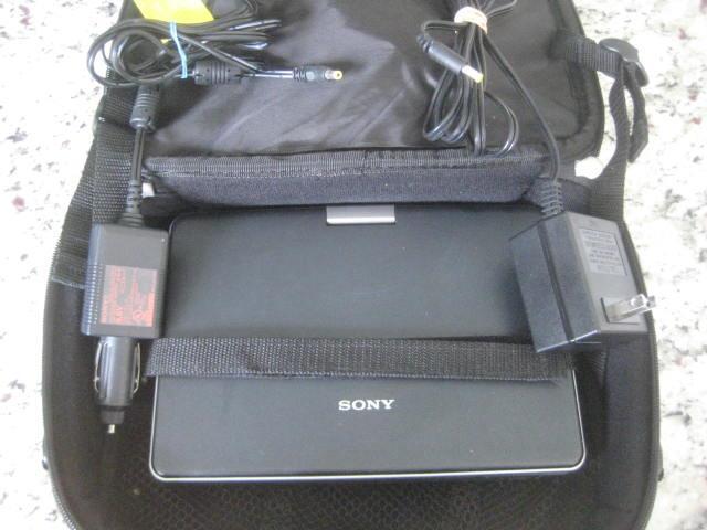 SONY PORTABLE 8" LCD SWIVEL FOLDING WIDESCREEN DVD & CD PLAYER-CASE ...