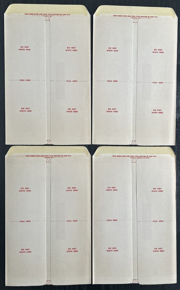 4 WWII US ARMY LETTERS UNUSED V-MAIL SHEET ENVELOPES TO ARMED FORCES ...