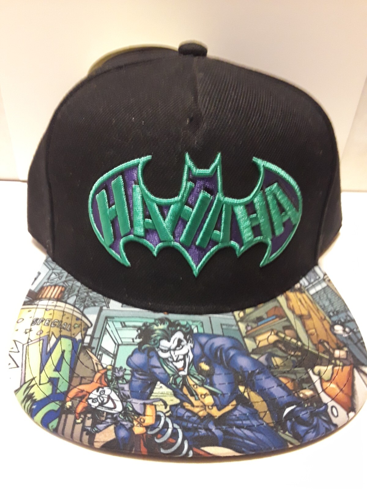 DC Comics Batman HaHaHa Joker Licensed Snapback Hat NWT | eBay