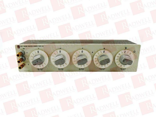 General Radio 1433-t Decade Resistor D523121 for sale online | eBay