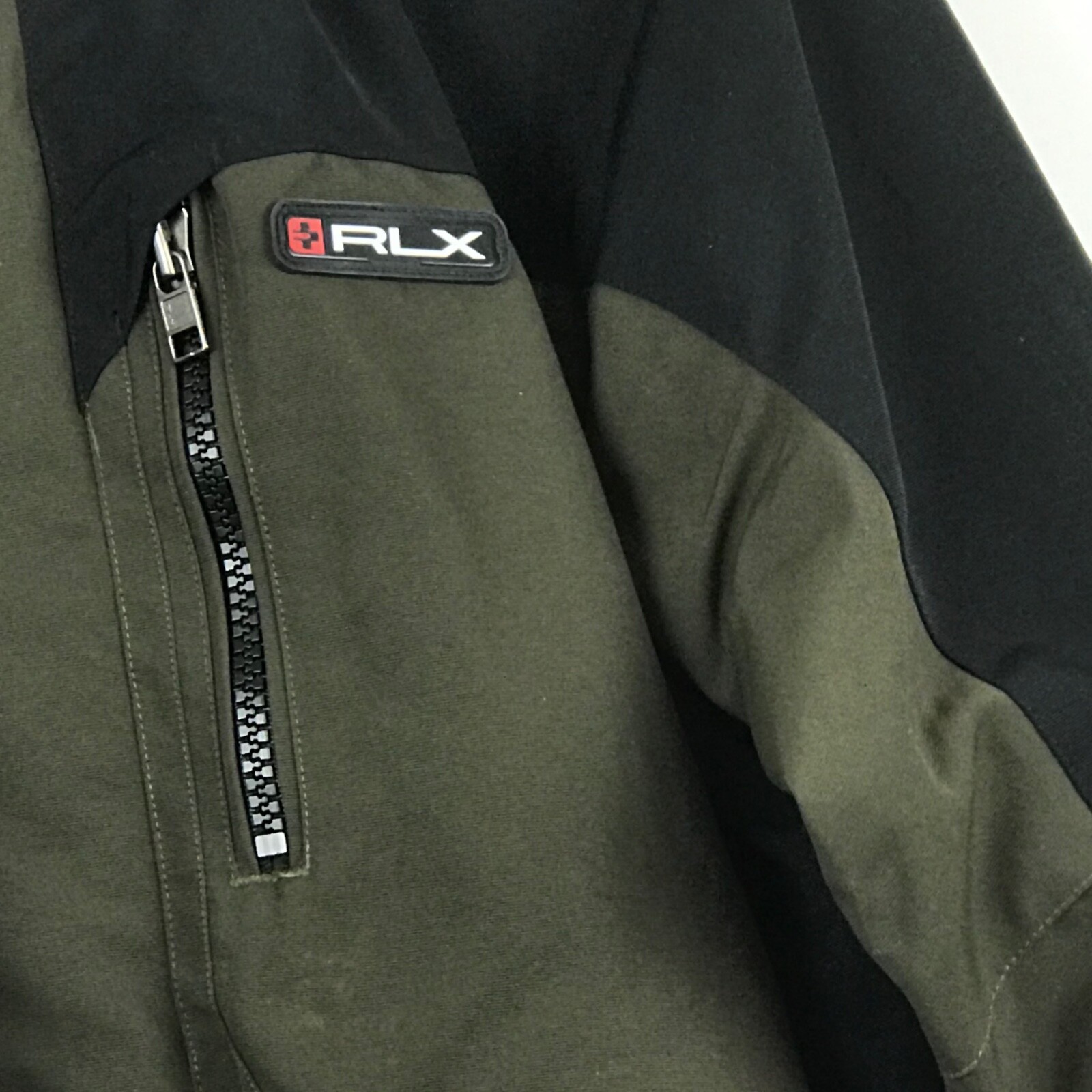 Ralph Lauren RLX Nylon Canvas Tech Zip Jacket Mens M Winter Outdoor ...