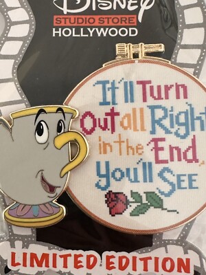 Disney DSSH Cross Stitch 2025 LE 400 Pin Disney Studio Store Hollywood ...